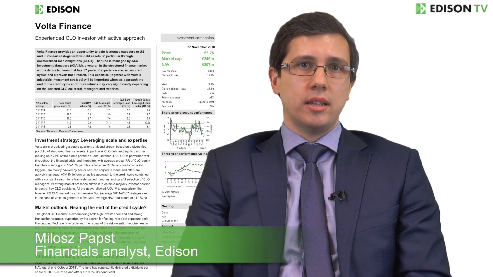 Bitesize briefing - Volta Finance - Edison Group