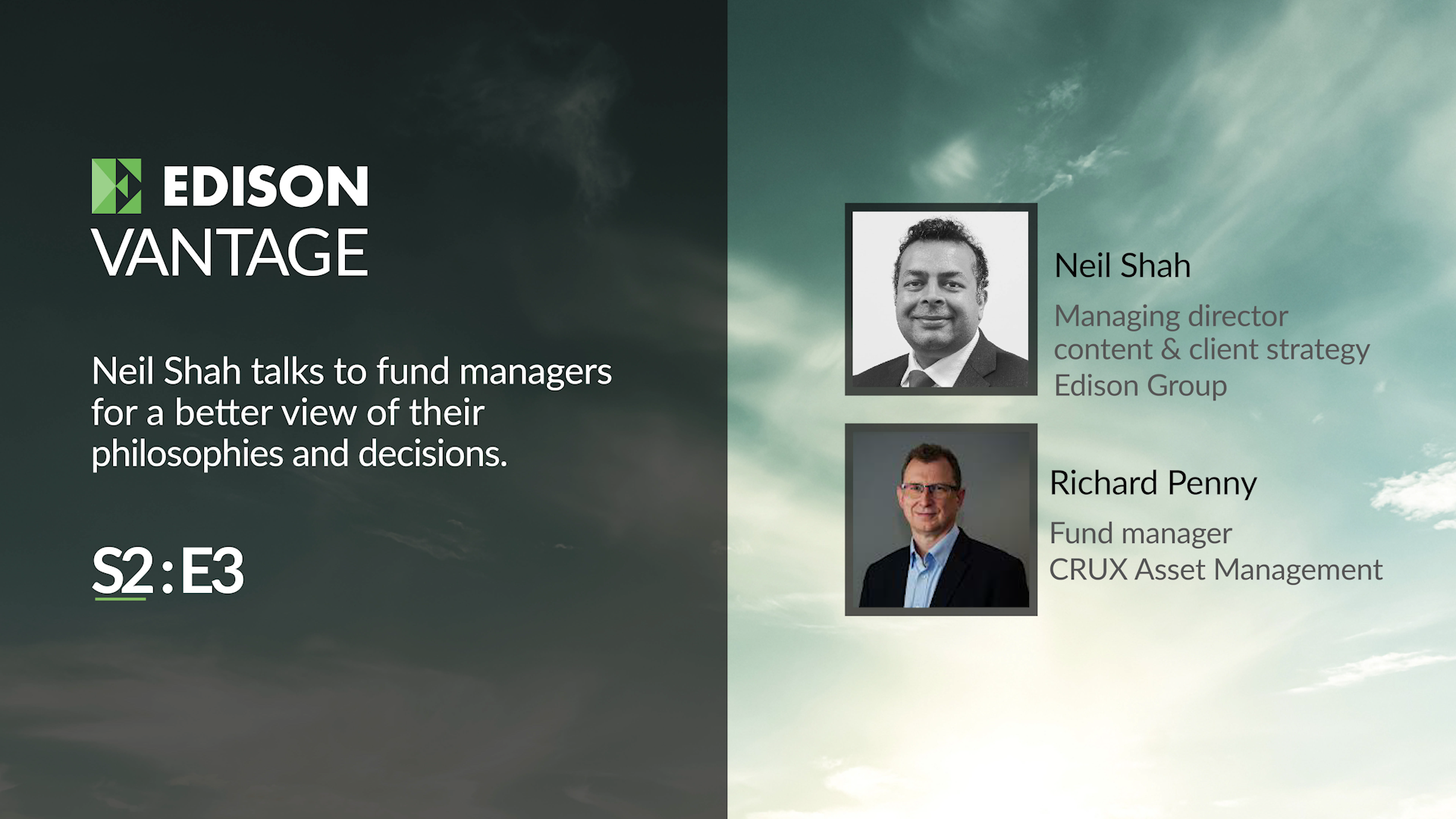 Vantage: Richard Penny on why now is a good time to launch a small cap fund - Edison Group