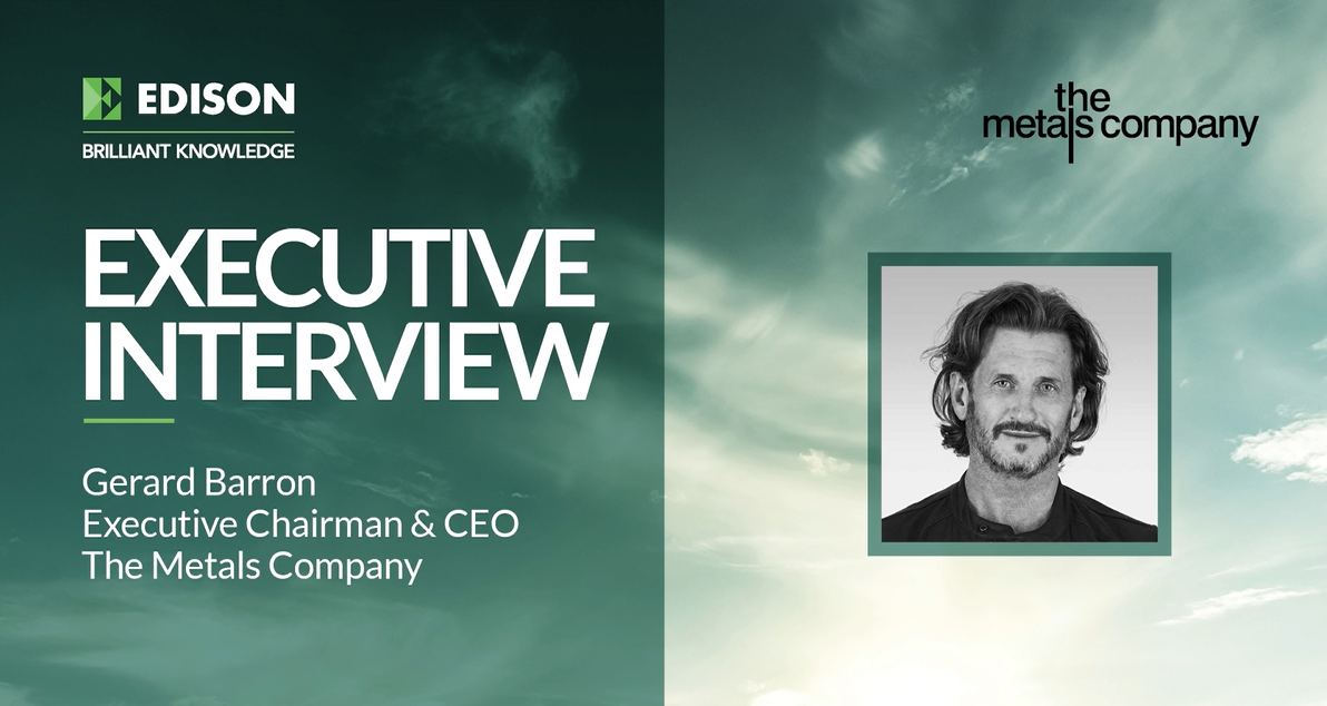 The Metals Company - executive interview - Edison Group