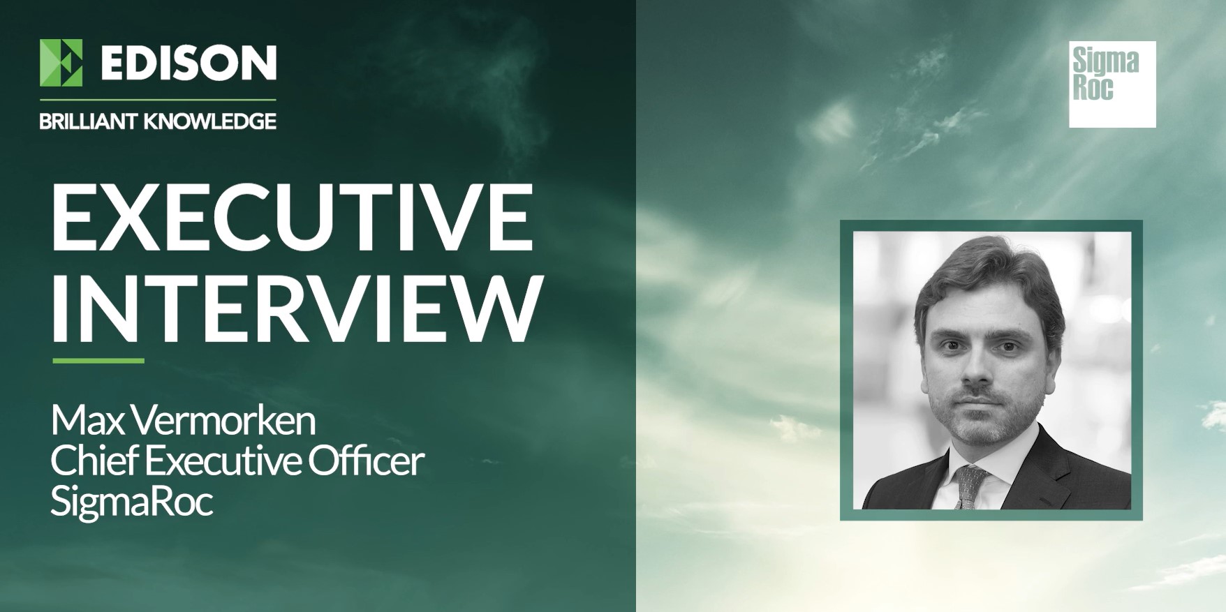 SigmaRoc - executive interview - Edison Group