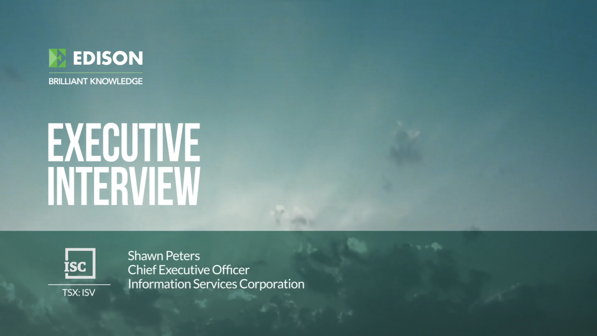 Information Services Corporation – executive interview - Edison Group