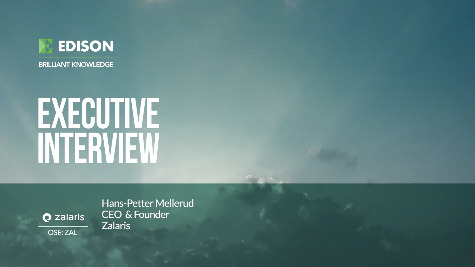 Zalaris - executive interview - Edison Group