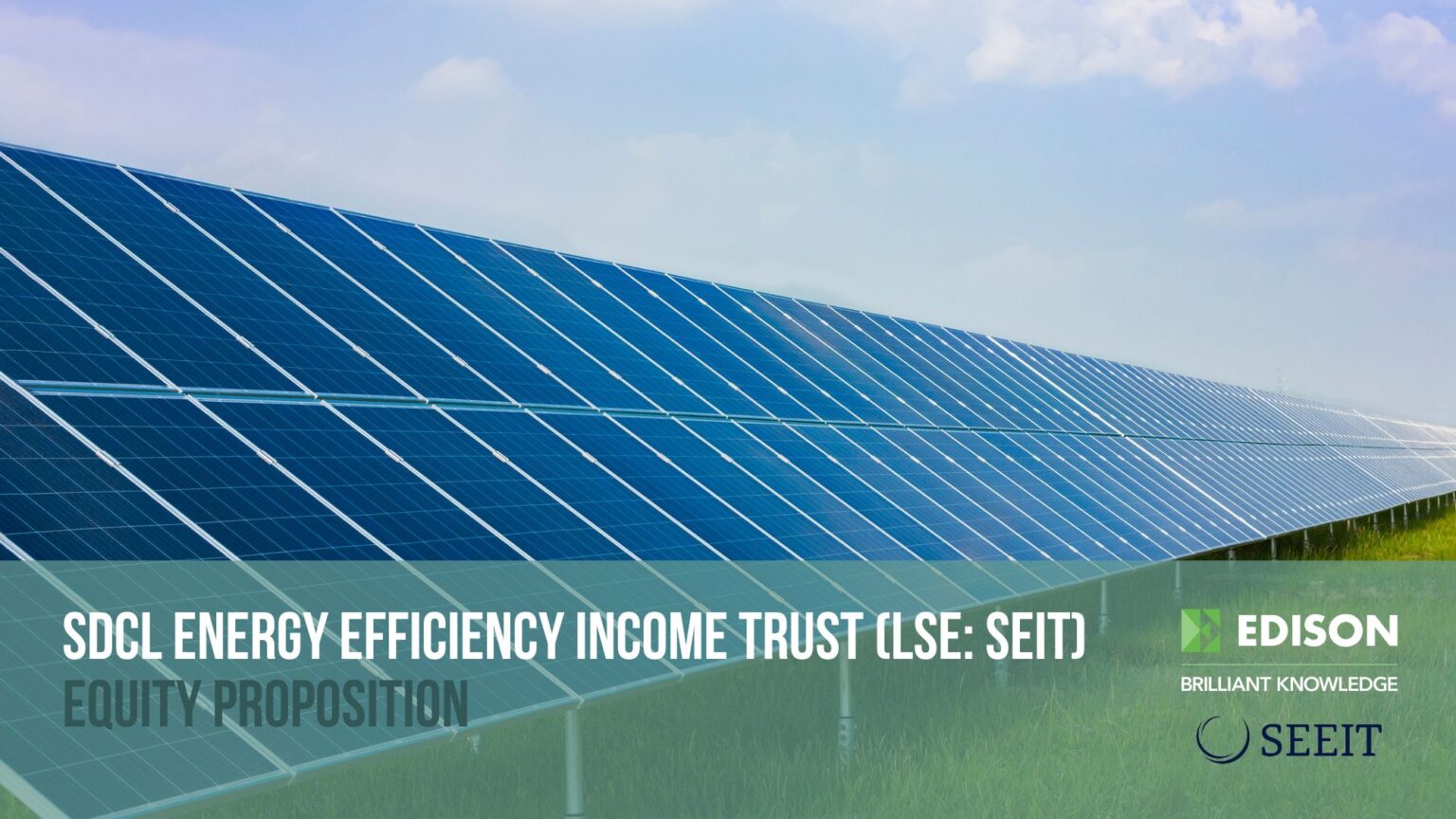 SDCL Efficiency Income Trust - Edison Group
