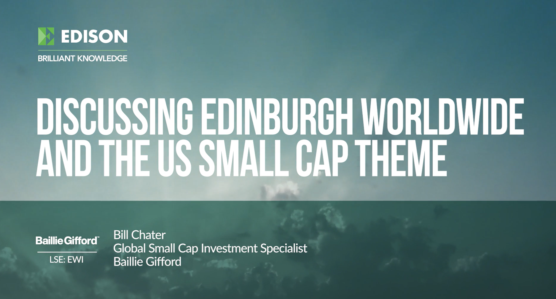 Edinburgh Worldwide Investment Trust – executive interview - Edison Group