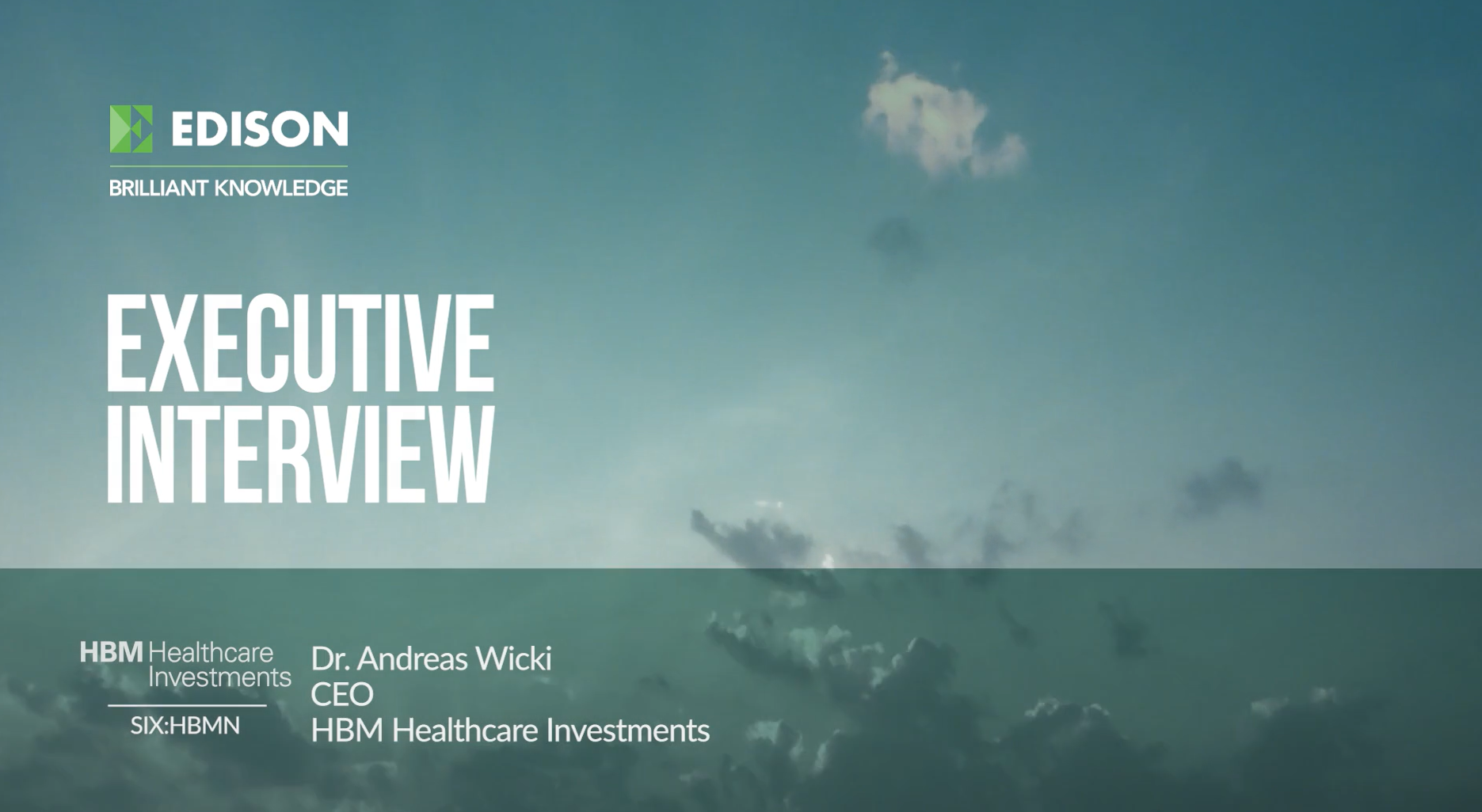 HBM Healthcare Investments – executive interview - Edison Group