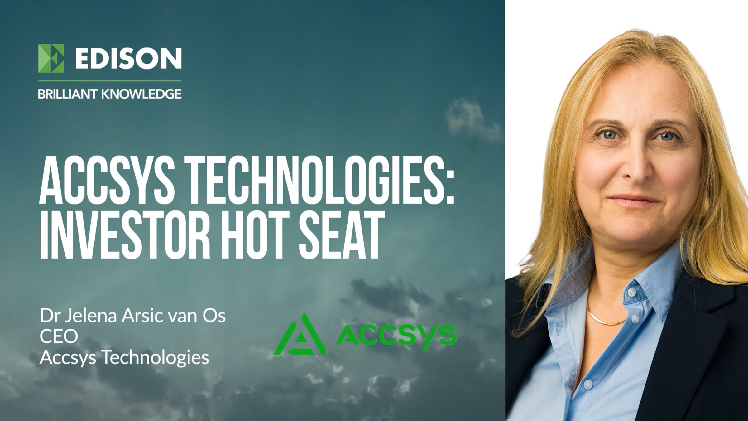 Accsys Technologies CEO Interview – Edison Investor Hot Seat