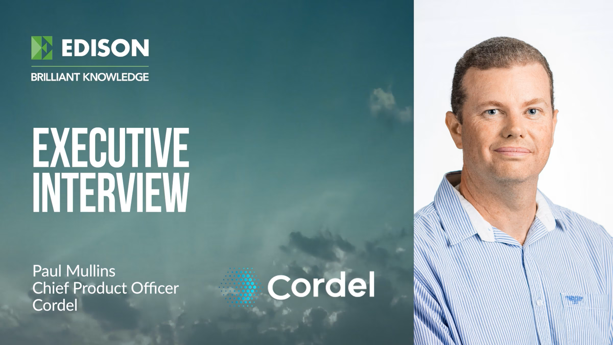 Cordel Group – executive interview - Edison Group