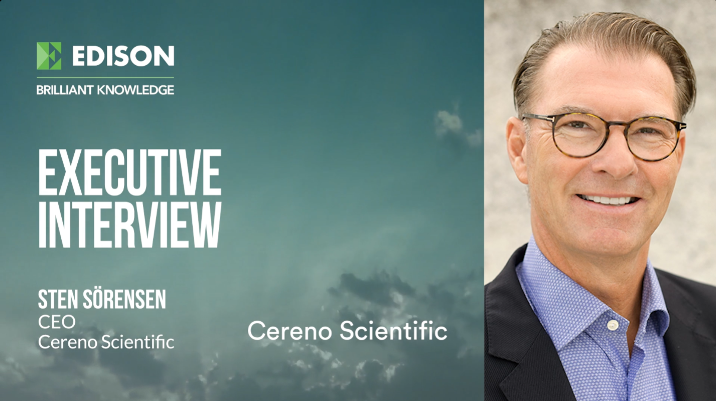 Cereno Scientific – executive interview - Edison Group
