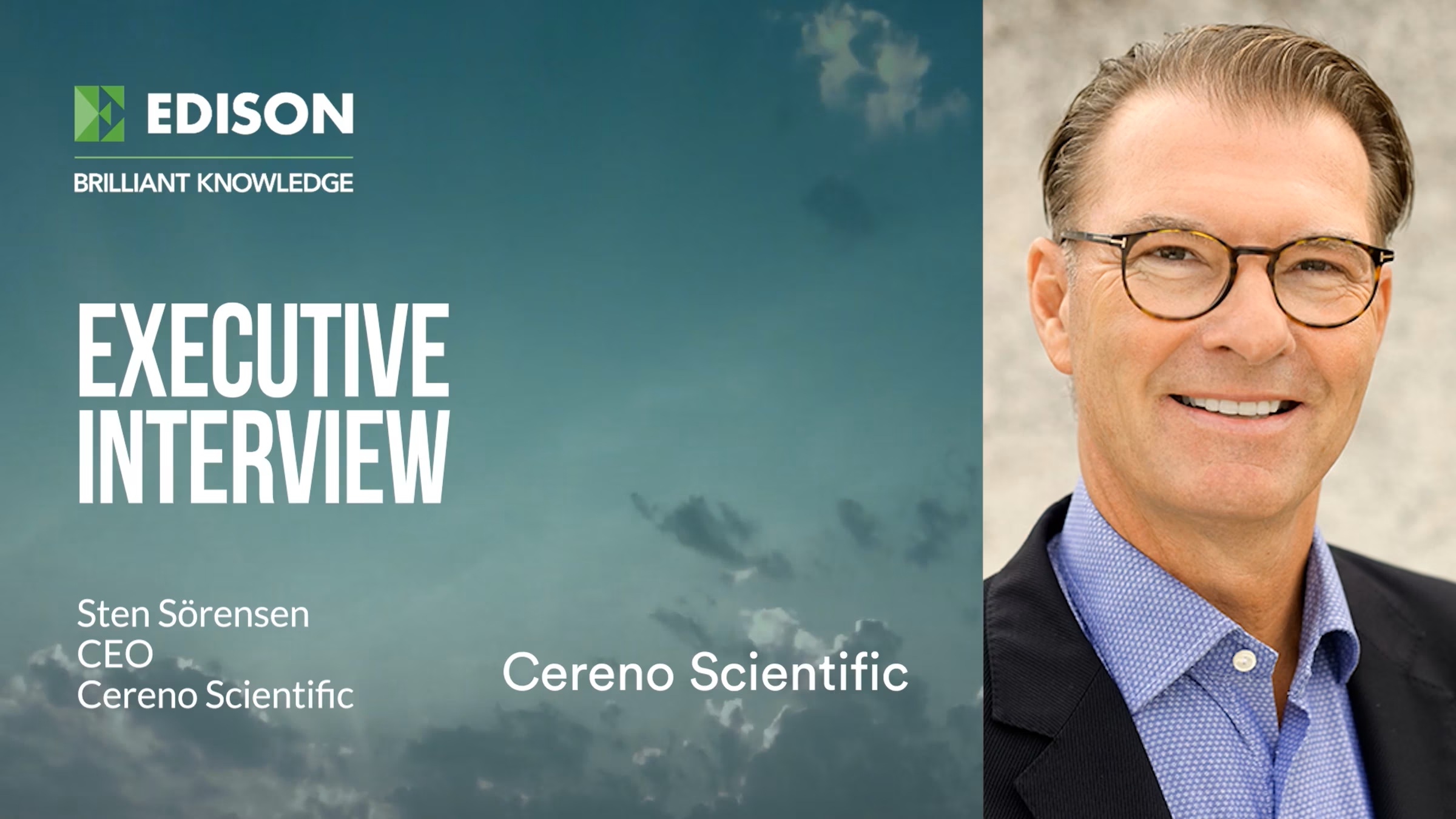 Cereno Scientific CEO: CS1 FDA Fast Track & Pipeline Updates - Edison Group