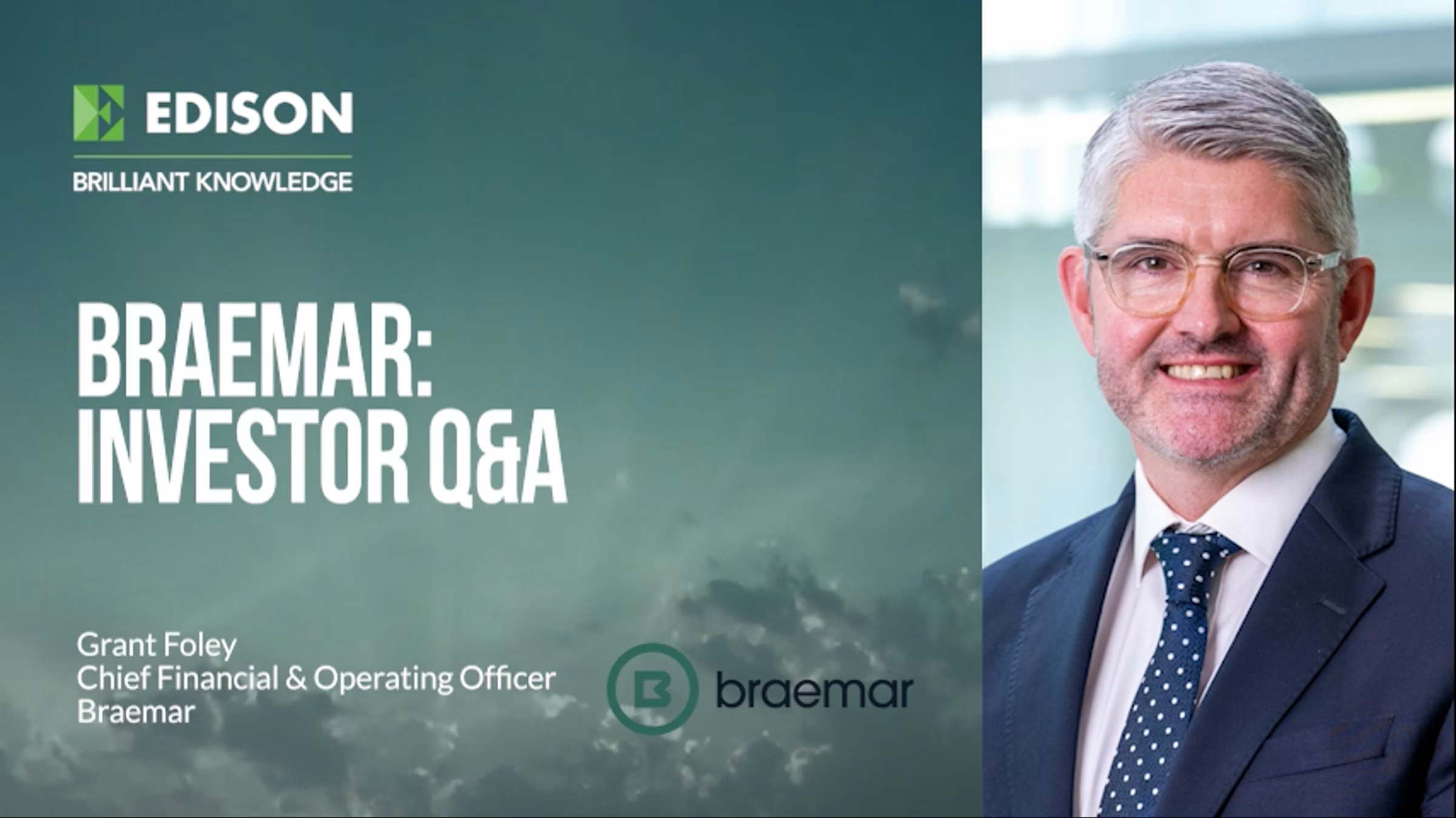 Investor Q&A with Braemar’s CFO Grant Foley: Building a global maritime ...