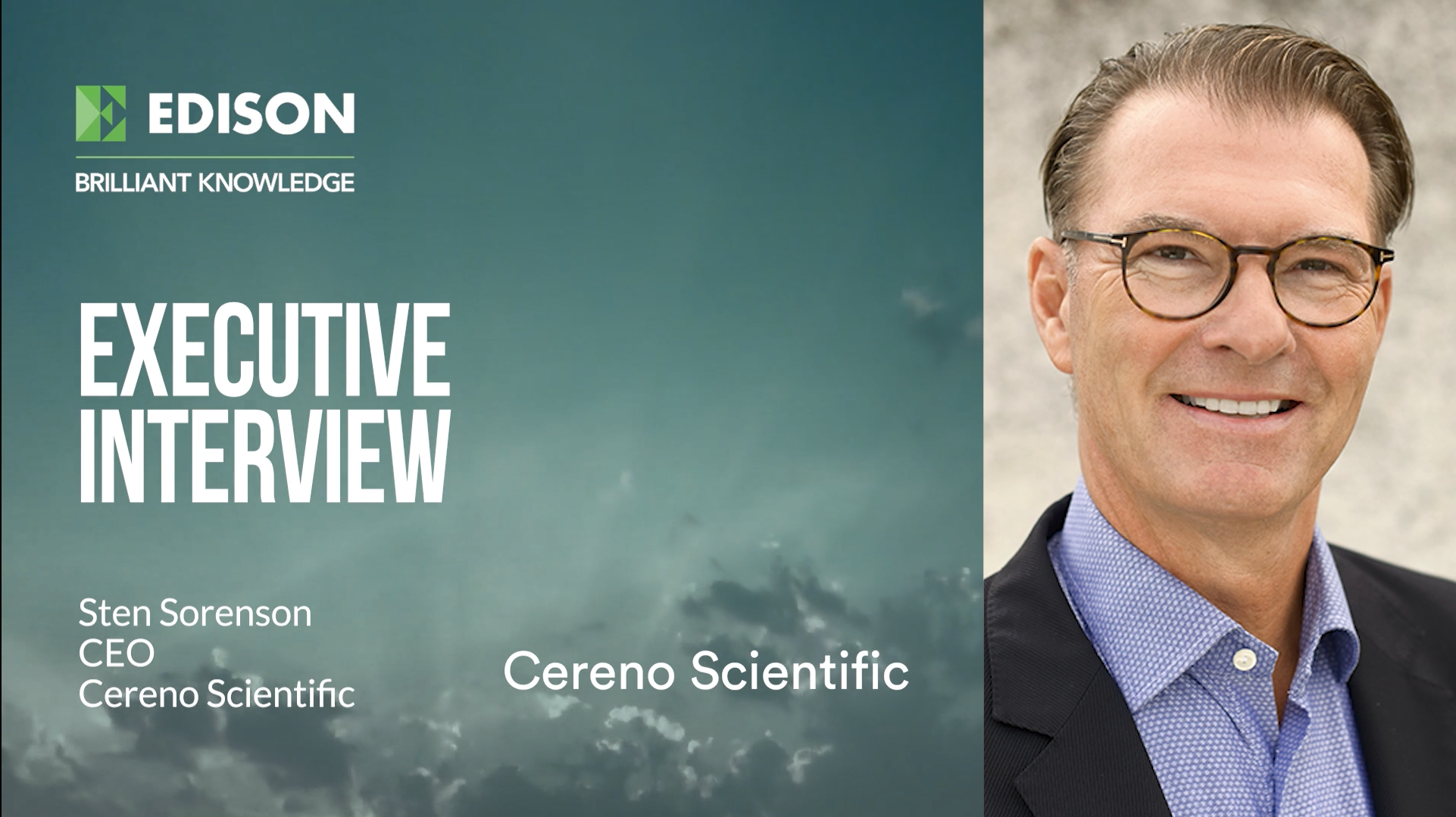 Cereno Scientific – executive interview - Edison Group